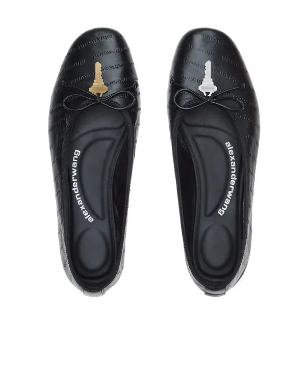Alexander Wang Key Detail Quilted Ballet Flats