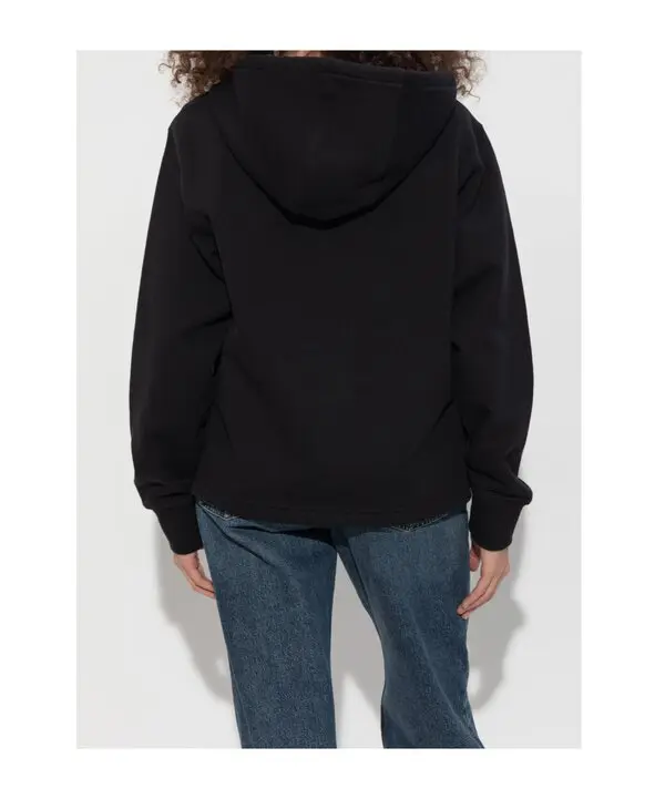 Burberry Logo Printed Zip-up Hoodie