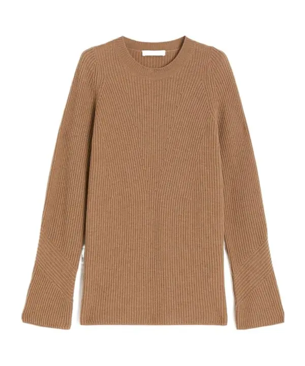 Max Mara Molveno Crewneck Jumper - Camel