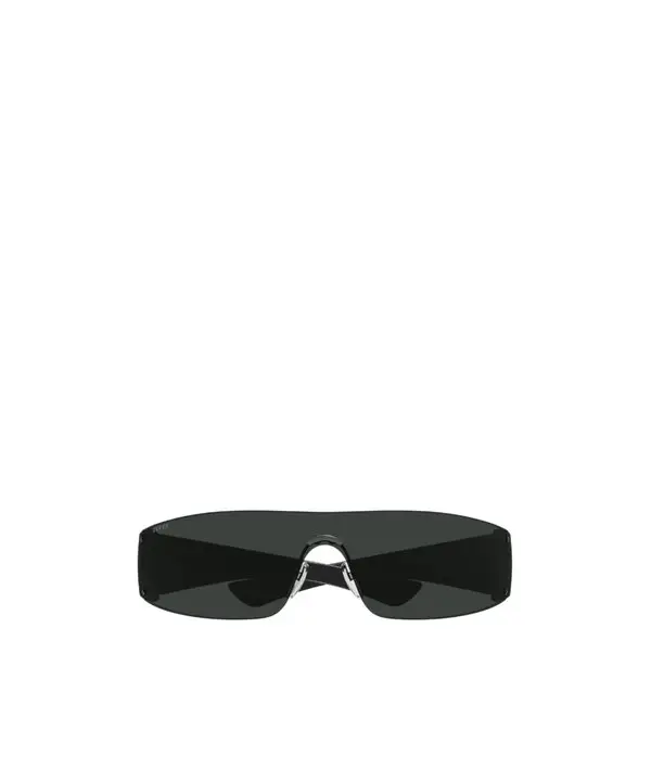 Gucci Shield Sunglasses With Gradient Lenses - Black