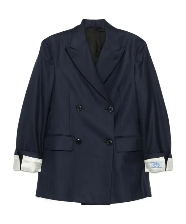 Prada Double-breasted Tailored Blazer