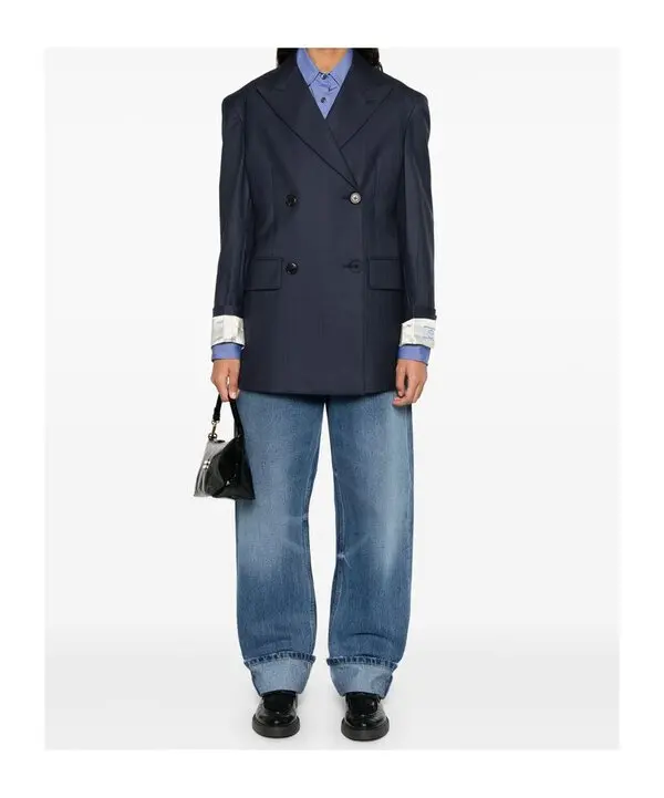Prada Double-breasted Tailored Blazer