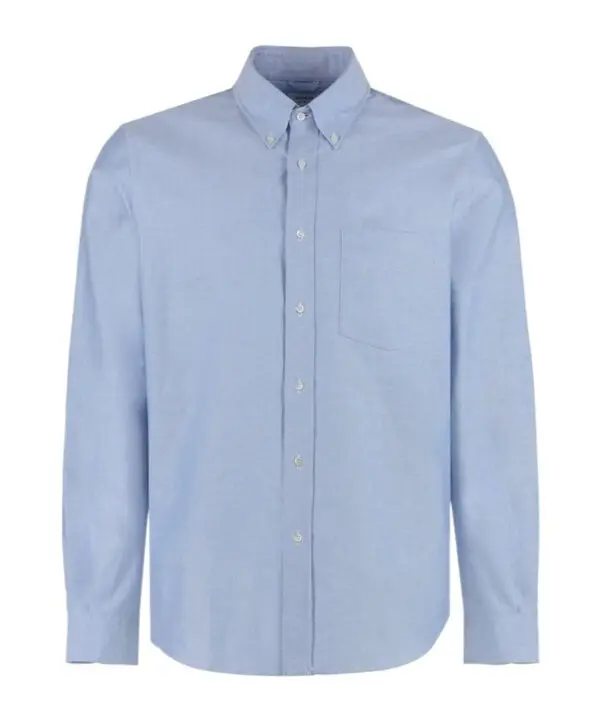 Aspesi Button-up Long-sleeved Shirt - Blue