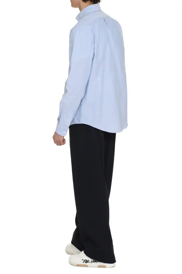 Aspesi Button-up Long-sleeved Shirt - Blue