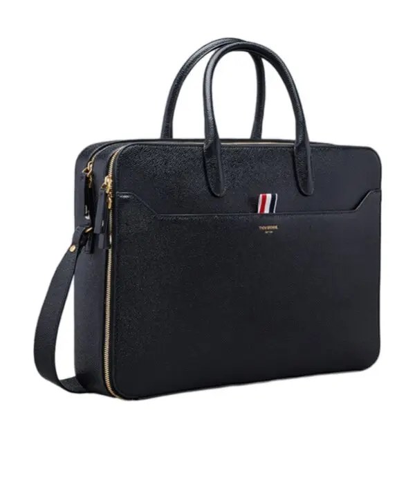 Thom Browne Double Compartment Business Bag