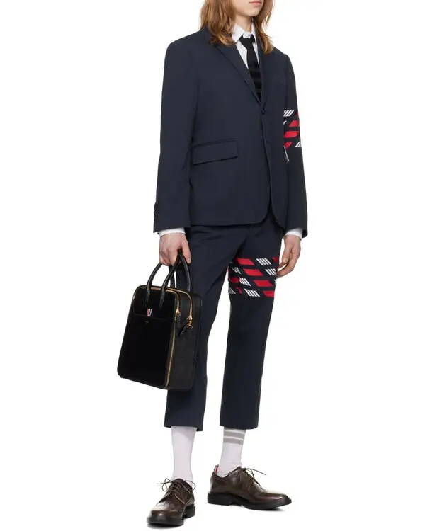 Thom Browne Double Compartment Business Bag