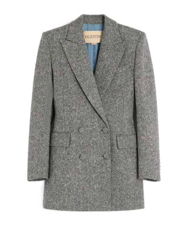 Valentino Garavani Long-sleeved Double-breasted Blazer