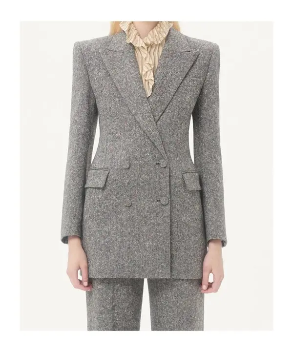 Valentino Garavani Long-sleeved Double-breasted Blazer
