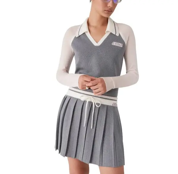 Casablanca Tennis Long Sleeve Polo Shirt - No