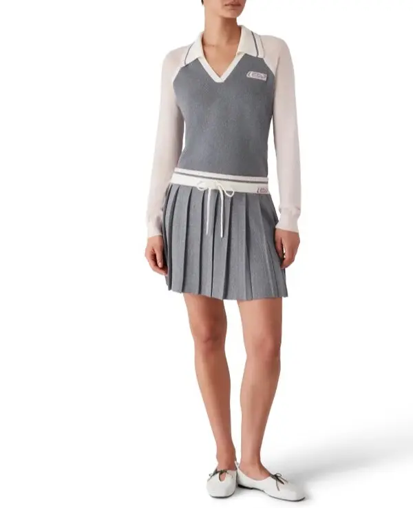 Casablanca Tennis Long Sleeve Polo Shirt - No