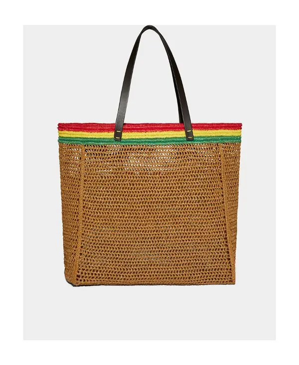 Dsquared2 Woven Tote Bag With Logo Detail