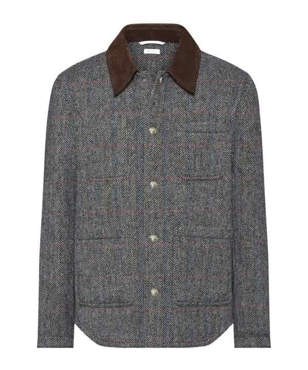 Thom Browne Herringbone Jacket - Dark Gray