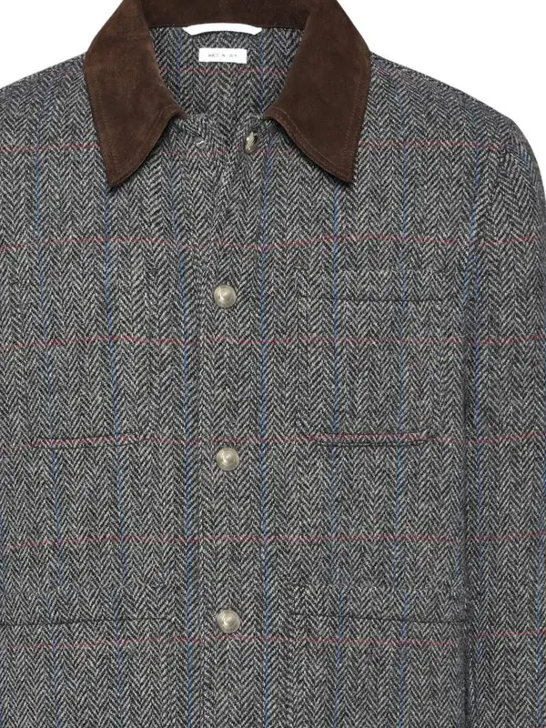 Thom Browne Herringbone Jacket - Dark Gray