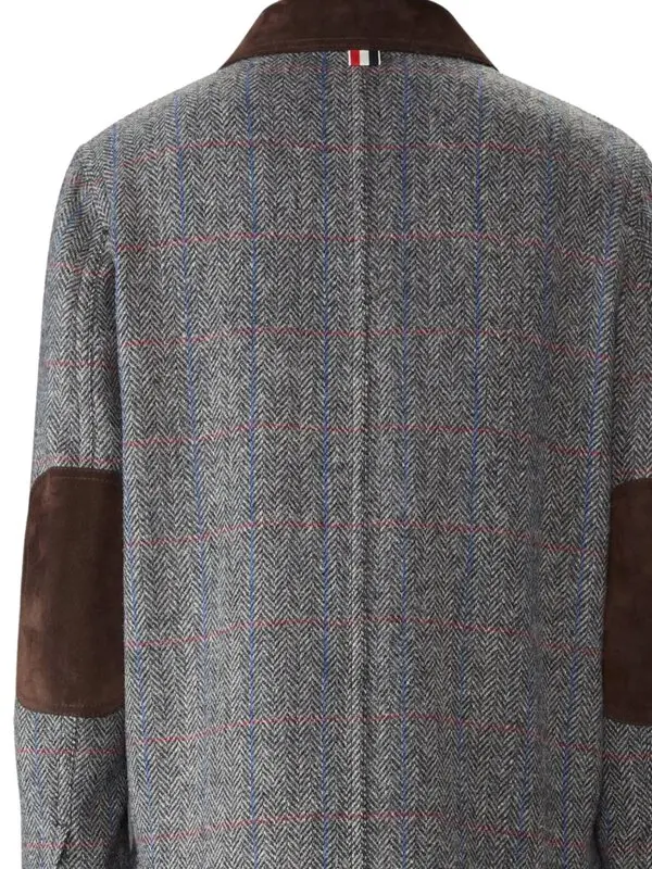Thom Browne Herringbone Jacket - Dark Gray