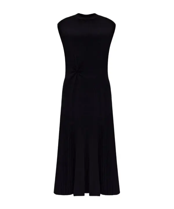 AERON Gulf Ribbed Maxi Dress - Black