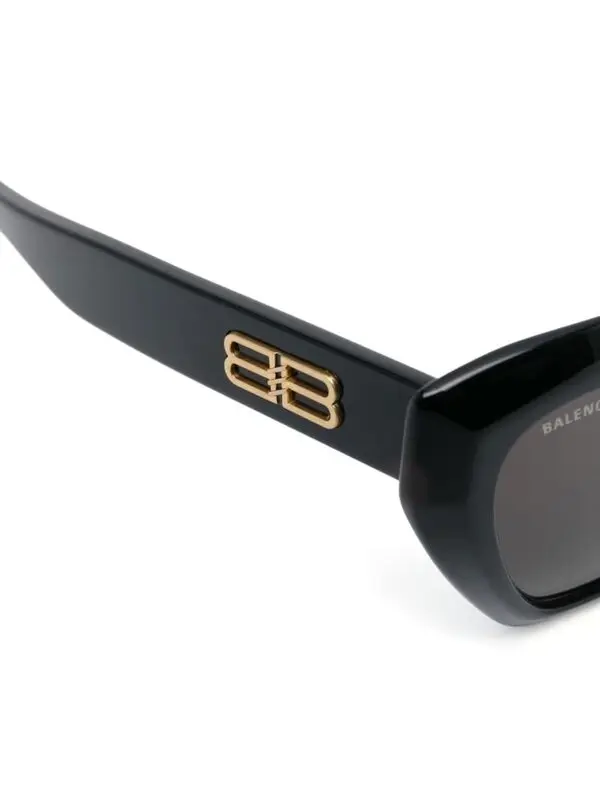 Balenciaga Butterfly Frame Sunglasses - Black