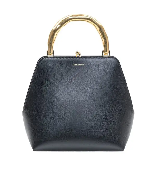 JIL SANDER Goji Square Tote Bag - Black
