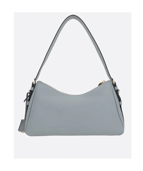 Prada Medium Shoulder Bag With Gold Hardware - Powder Blue