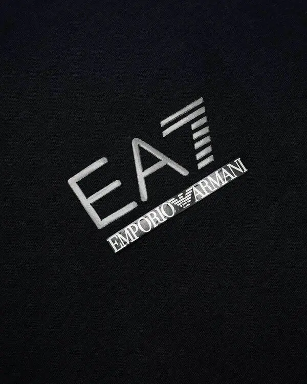 EA7 Logo Lapel Polo Shirt