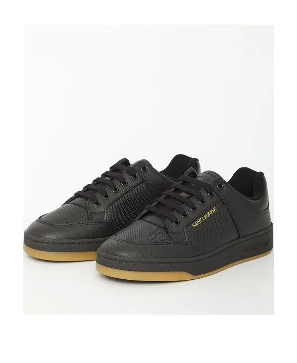 Saint Laurent Sl/61 Lace-up Sneakers - Black