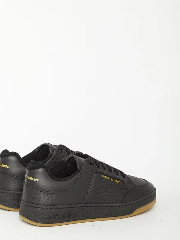 Saint Laurent Sl/61 Lace-up Sneakers - Black