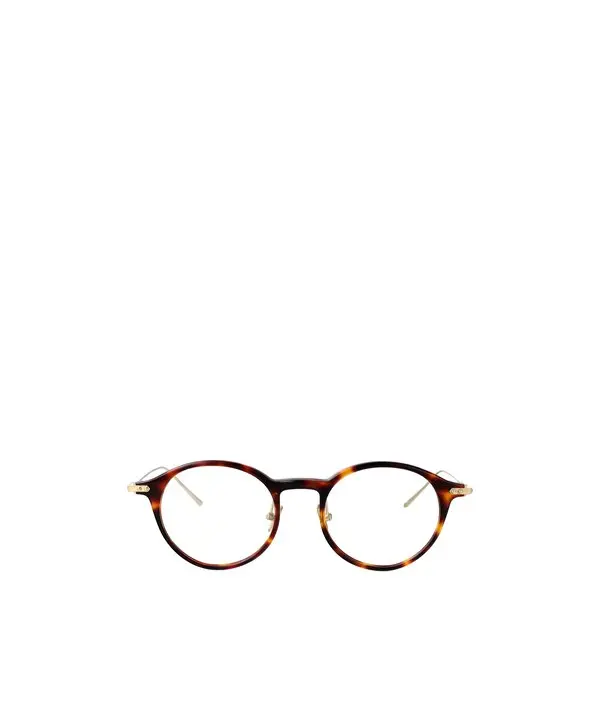 Linda Farrow Geometric Tortoiseshell Eyeglasses - Multicolor