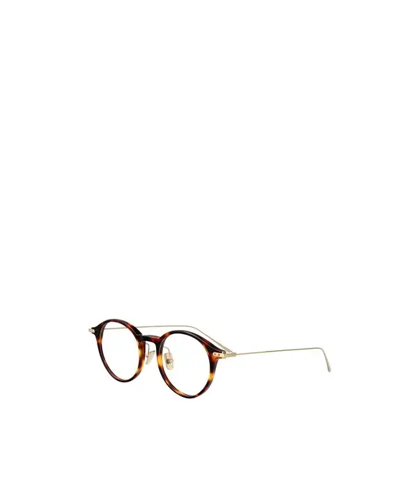 Linda Farrow Geometric Tortoiseshell Eyeglasses