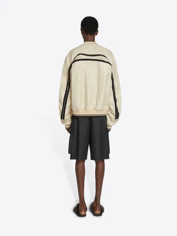 Dries Van Noten Zip-detail Coated Bomber Jacket