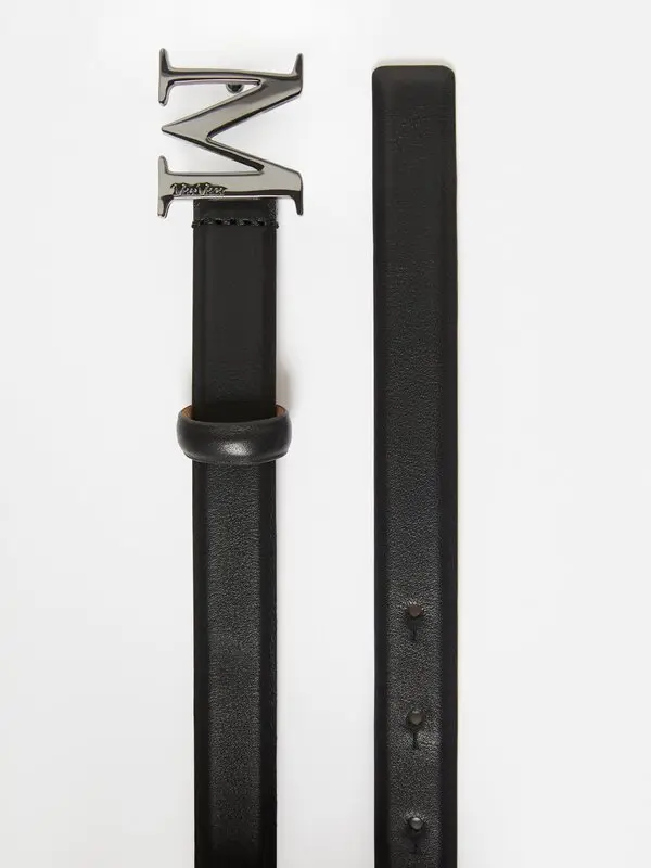 Max Mara Logo Plaque Belt