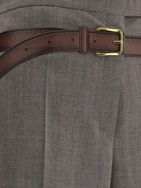 Prada Belt-detailed Pleated Trousers