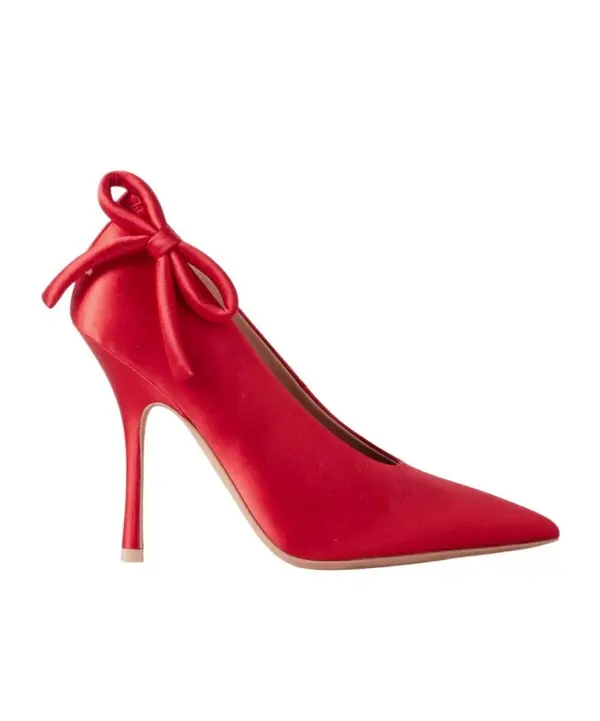 Valentino Garavani Satin Bow Stiletto Heels