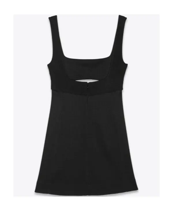 Saint Laurent Cut-out Mini Dress