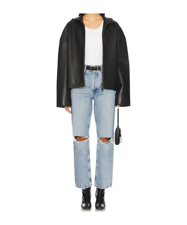 AGOLDE Ripped Light Wash Jeans