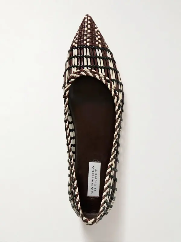 Gabriela Hearst Milos Woven Ballet Flats