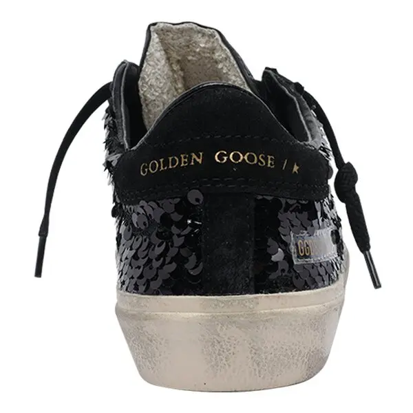GOLDEN GOOSE Soul Star Sequin Sneakers - Black