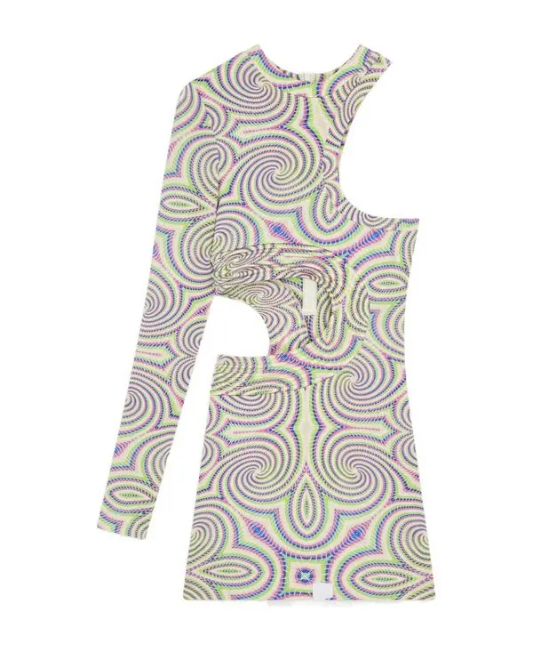 Stella McCartney Printed One-sleeve Top