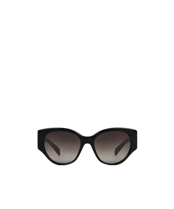 Celine Triomphe Xl 03 Acetate Sunglasses - Black