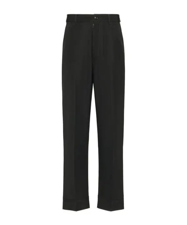 MAISON MARGIELA High-rise Straight Leg Pants - Black