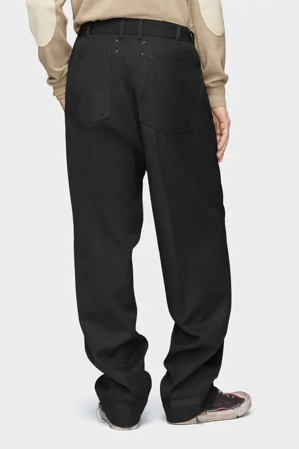 MAISON MARGIELA High-rise Straight Leg Pants