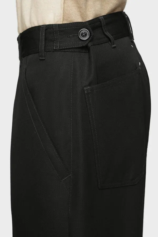 MAISON MARGIELA High-rise Straight Leg Pants