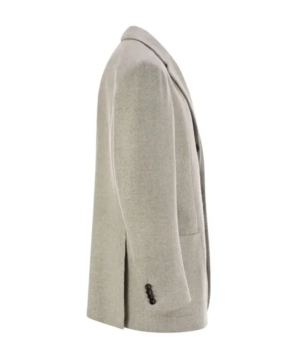 Kiton Single-breasted Tailored Blazer - Gray
