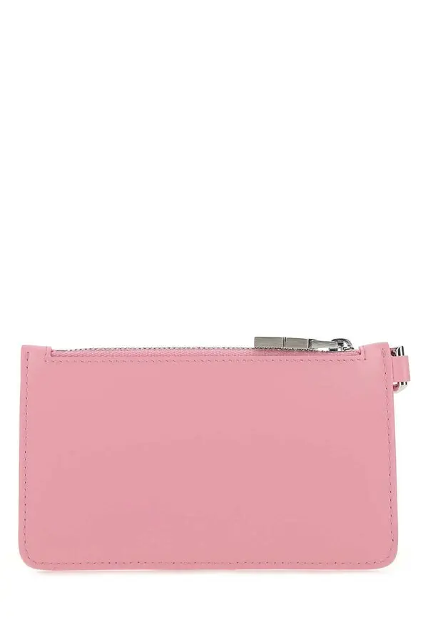 Givenchy Logo-plaque Leather Wallet - Pink