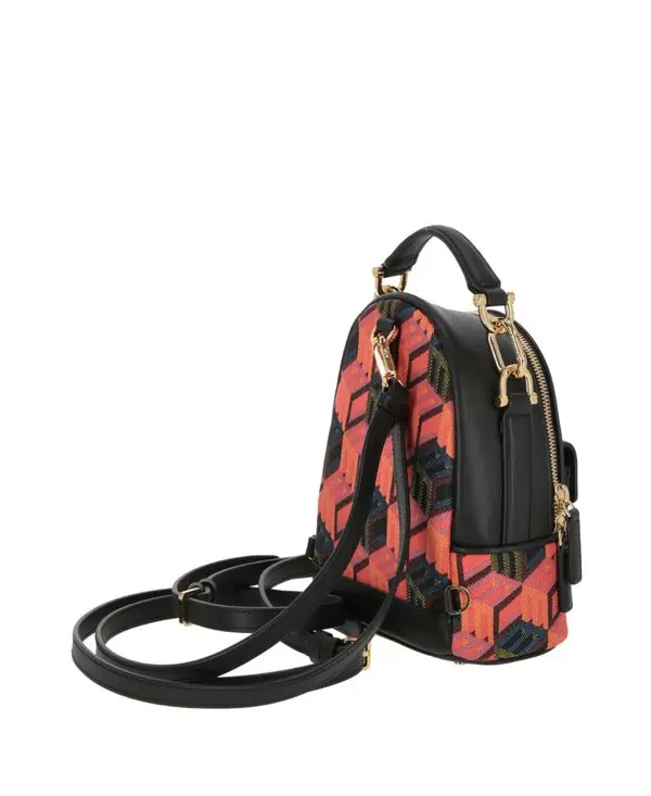 Mcm Patricia Cubic Monogram Jacquard Backpack