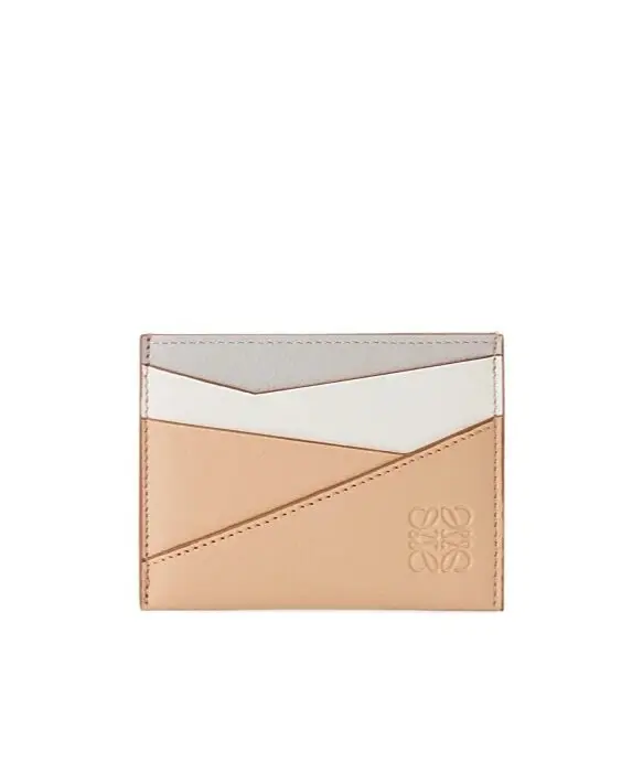 Loewe Logo Card Holder - Ghost/silky Beige