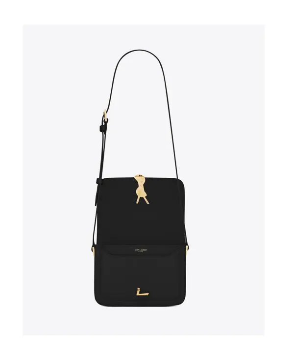 Saint Laurent Solferino Small Satchel Bag - Black
