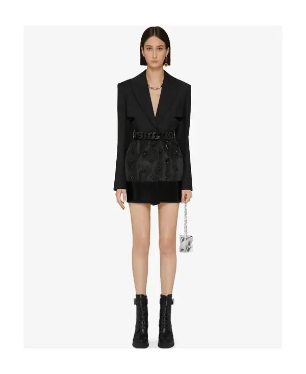Givenchy Embellished-hem Tailored Blazer