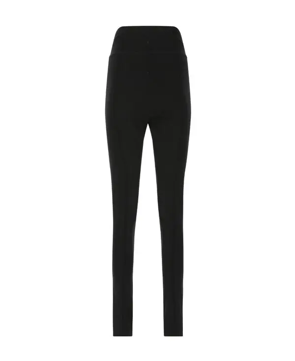 ROTATE BY BIRGER CHRISTENSEN Pleat-seam Stretch Leggings