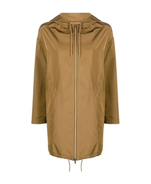 Herno Drawstring Hooded Raincoat