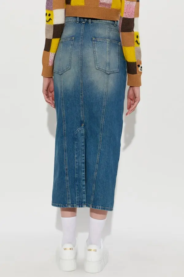Moschino Denim Midi Skirt