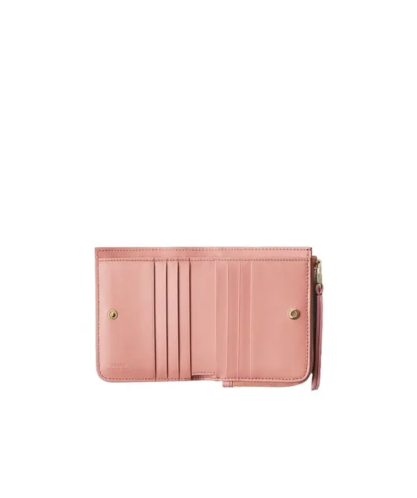 Fendi Ff Embossed Slim Baguette Wallet